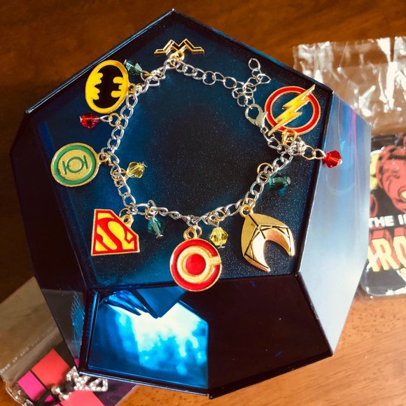 Accessories | Marvel Dc Superheroes Charm Chain Bracelet For Men Or ...